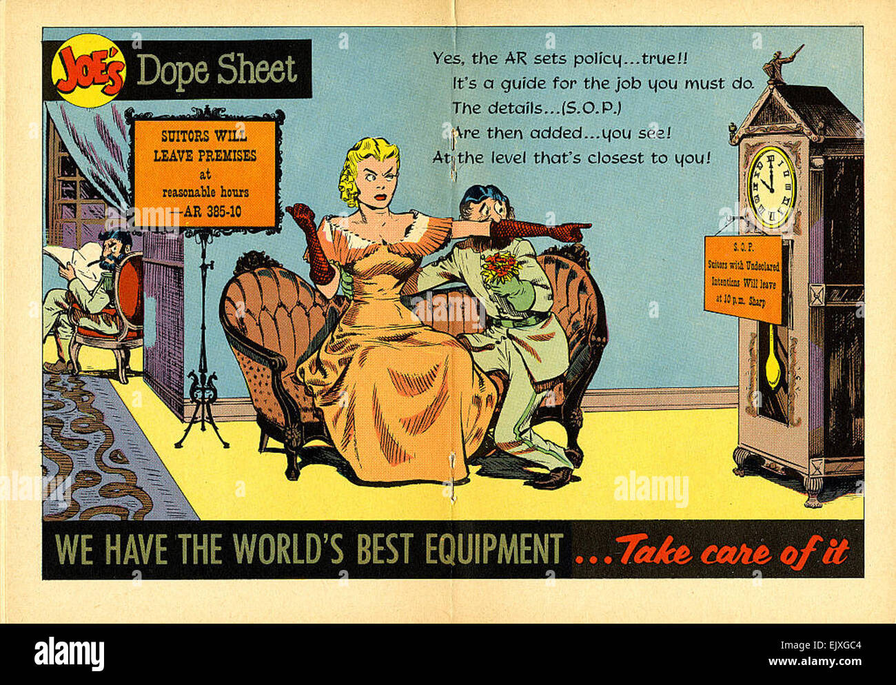 Joe's Dope Sheet, issue 078 from 1959, was a military publication ...