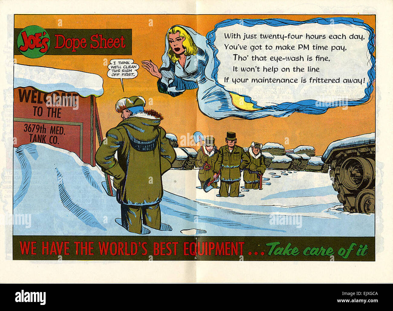 In the 1960 issue of 'Joeâ€™s Dope Sheet,' Will Eisner's military ...