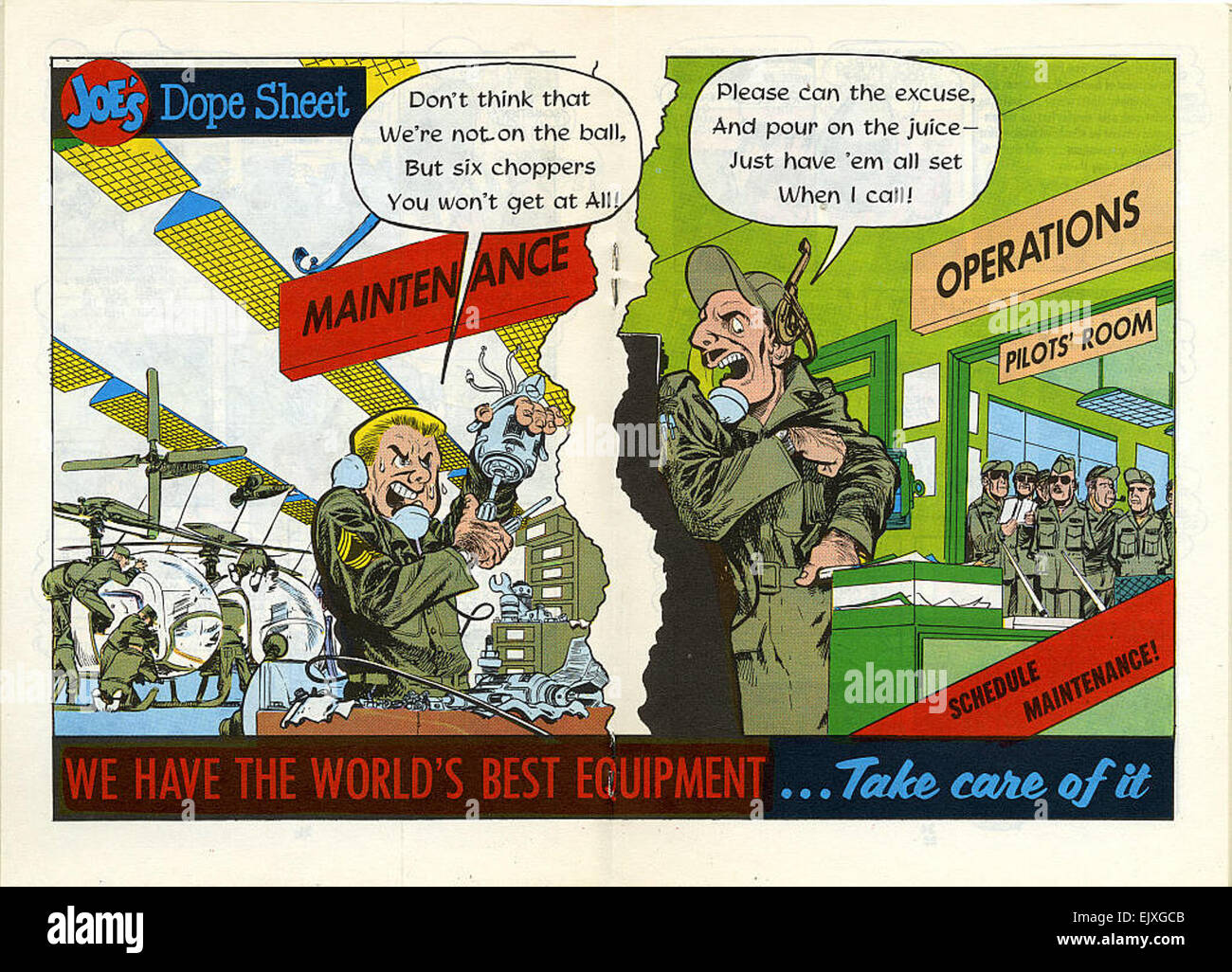 Joe's Dope Sheet (Issue 084 1959 page032 page033 Stock Photo - Alamy