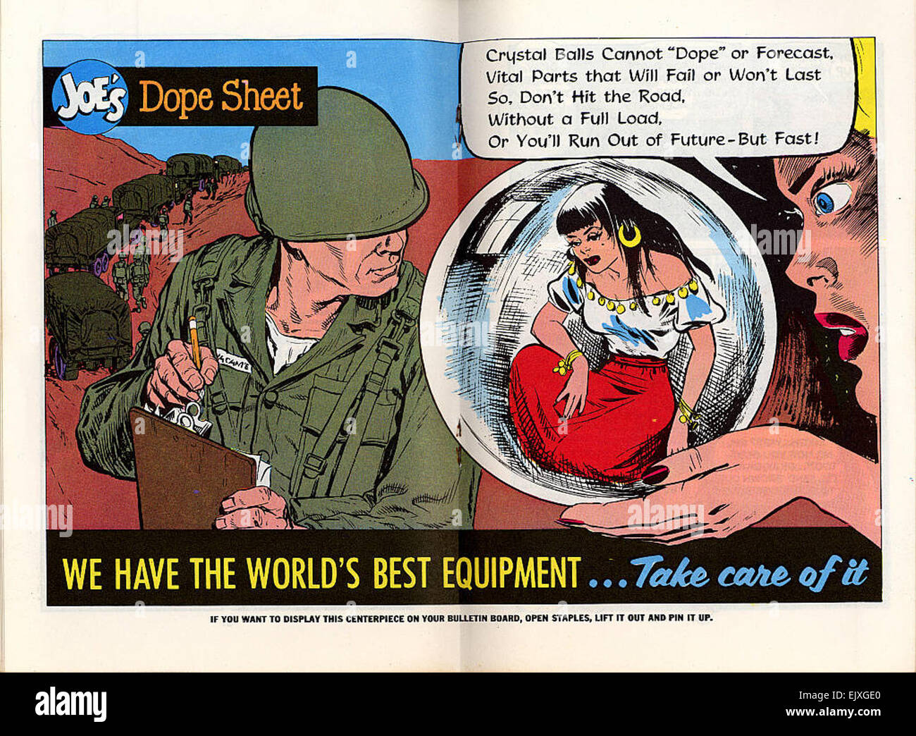 'Joe's Dope Sheet' was a comic feature created by Will Eisner for the U ...