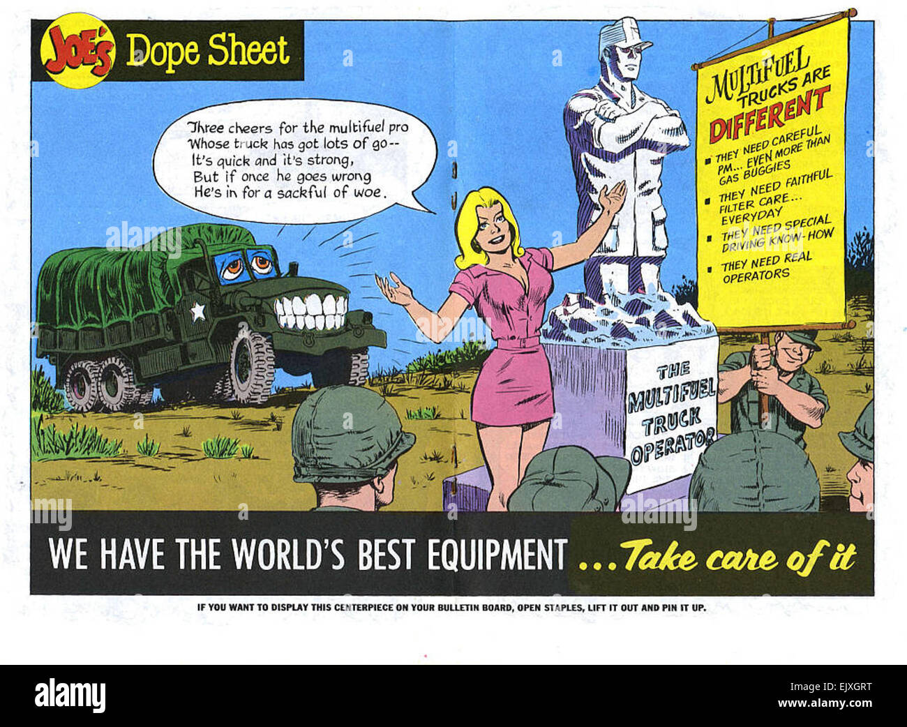 'Joe's Dope Sheet' was a publication that combined comic art with ...