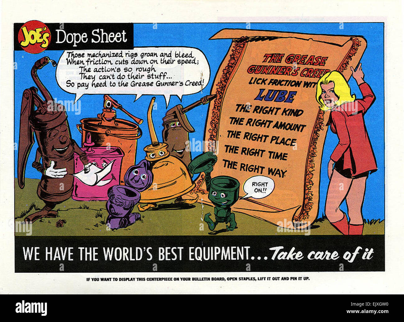 'Joe's Dope Sheet' was a publication created by Will Eisner, featuring ...