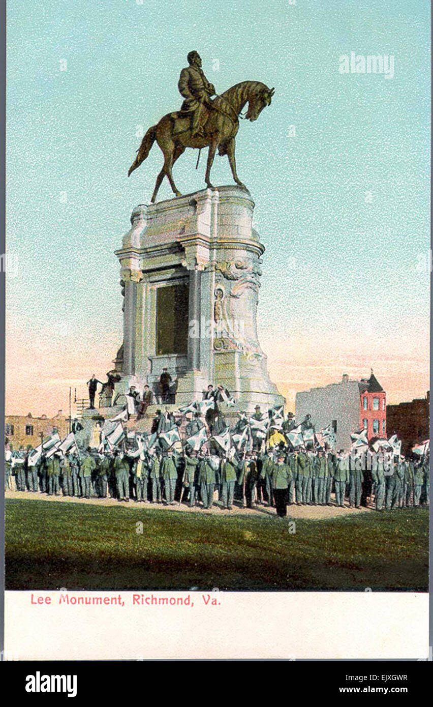 The Lee Monument in Richmond, Virginia, represents a significant ...