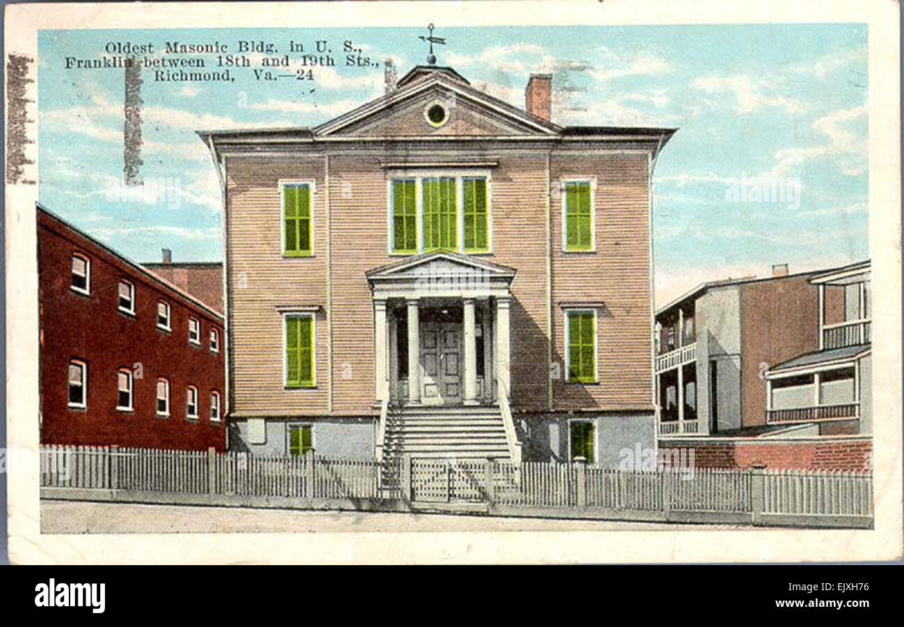 Masonic postcard hi-res stock photography and images - Alamy