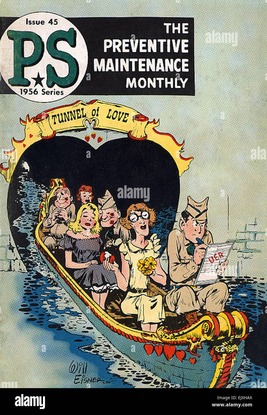 The cover page of *PS Magazine*, created by Will Eisner, who was known ...