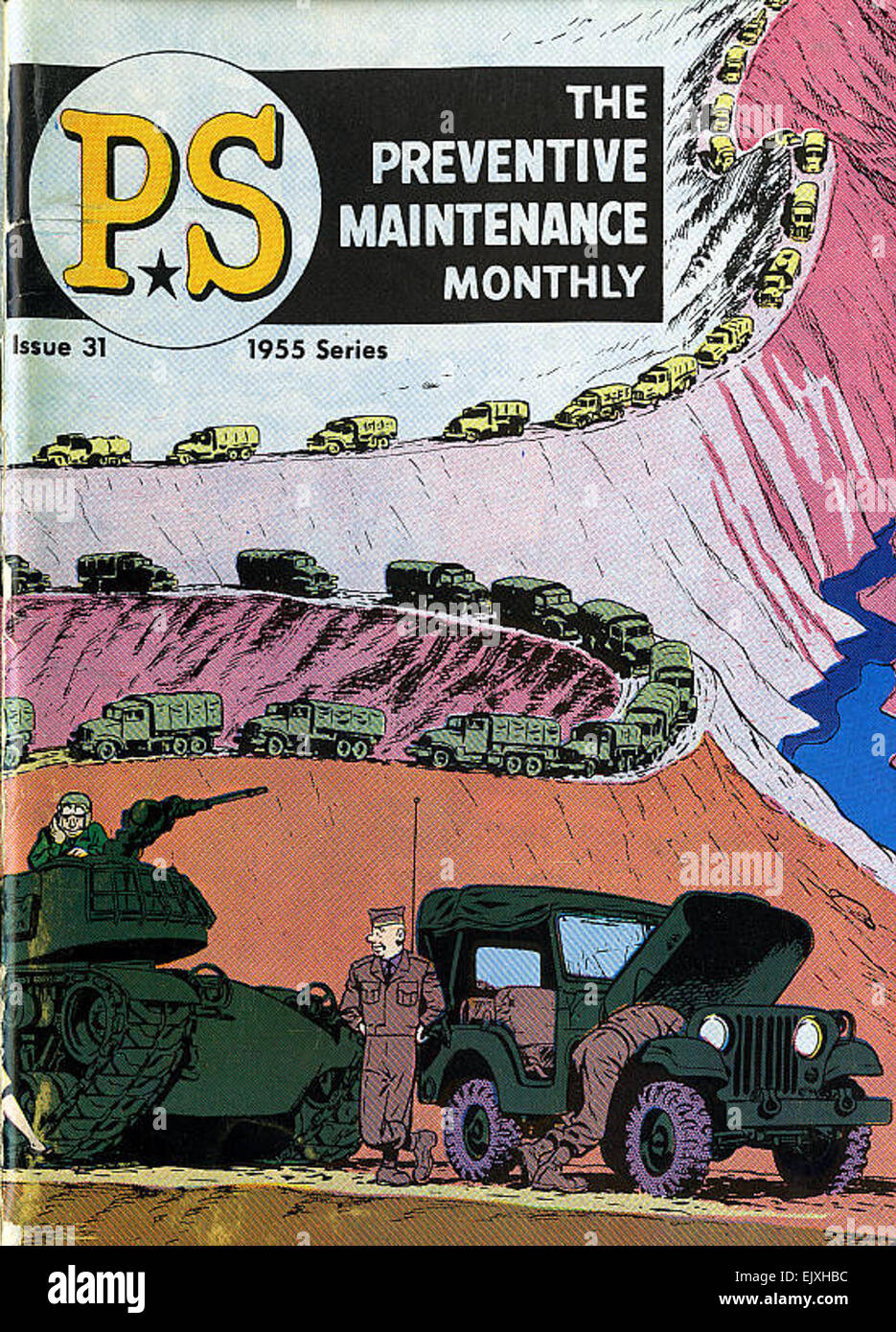 The cover page of PS Magazine features work by Will Eisner, a prominent ...