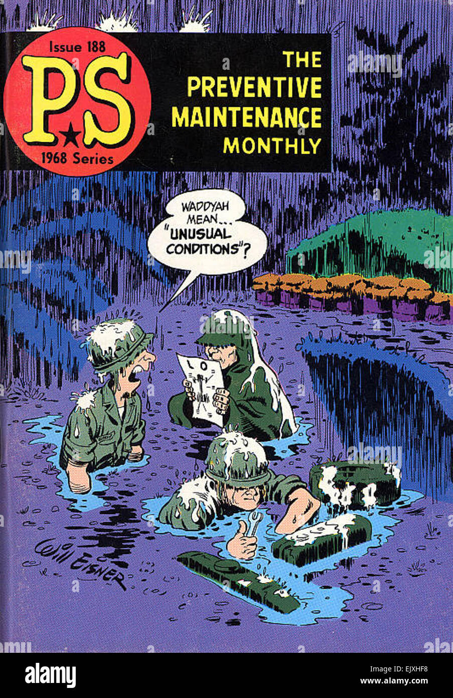 This cover of PS Magazine reflects the work of Will Eisner, a renowned ...