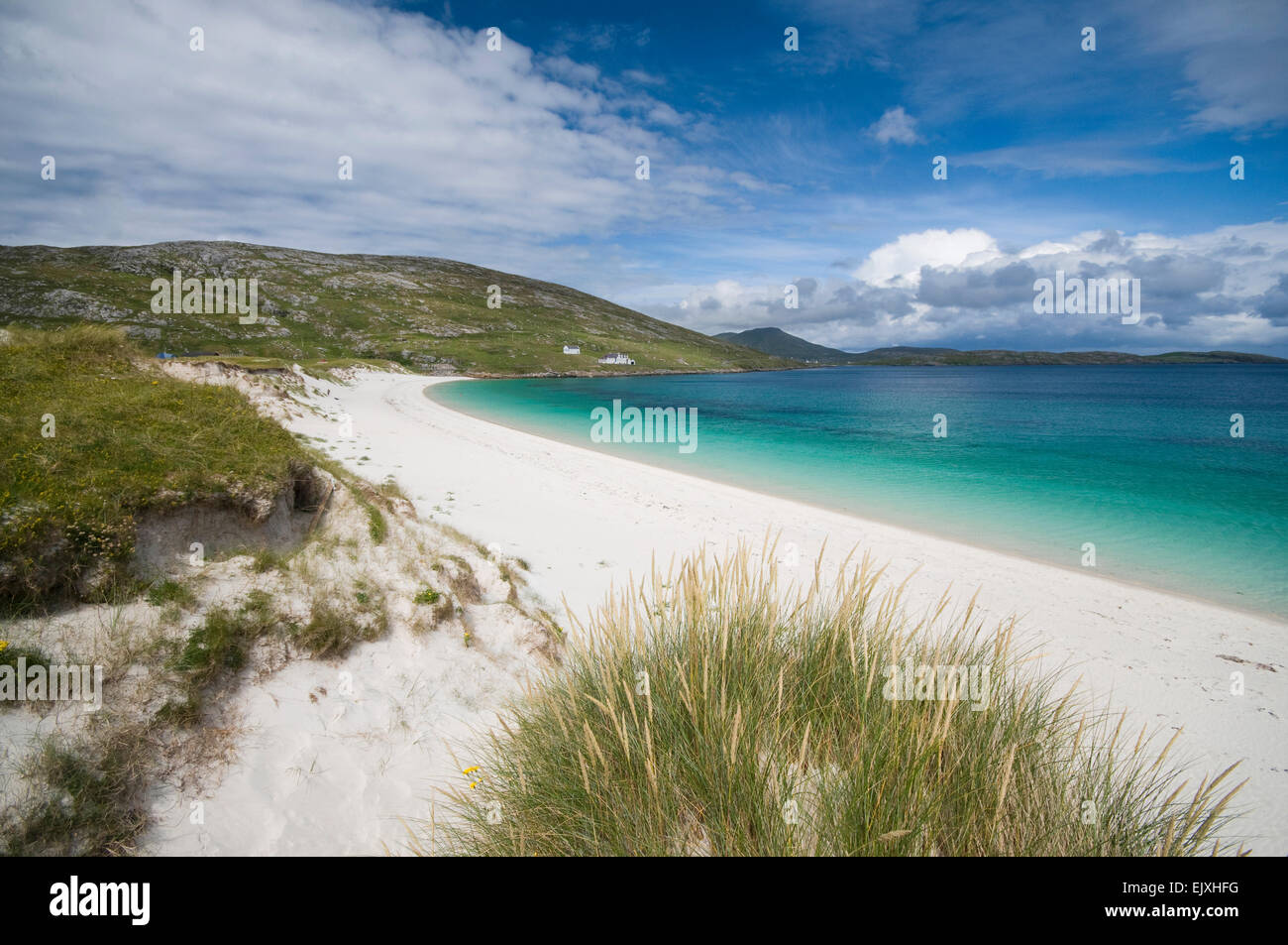 Beautiful beach on barra hi-res stock photography and images - Alamy