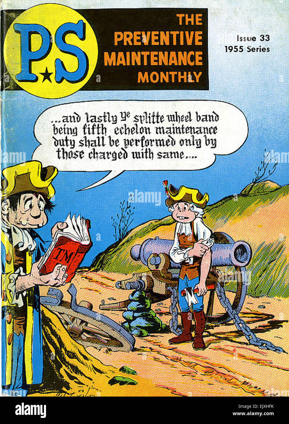 A historical cover page of PS Magazine, designed by Will Eisner ...