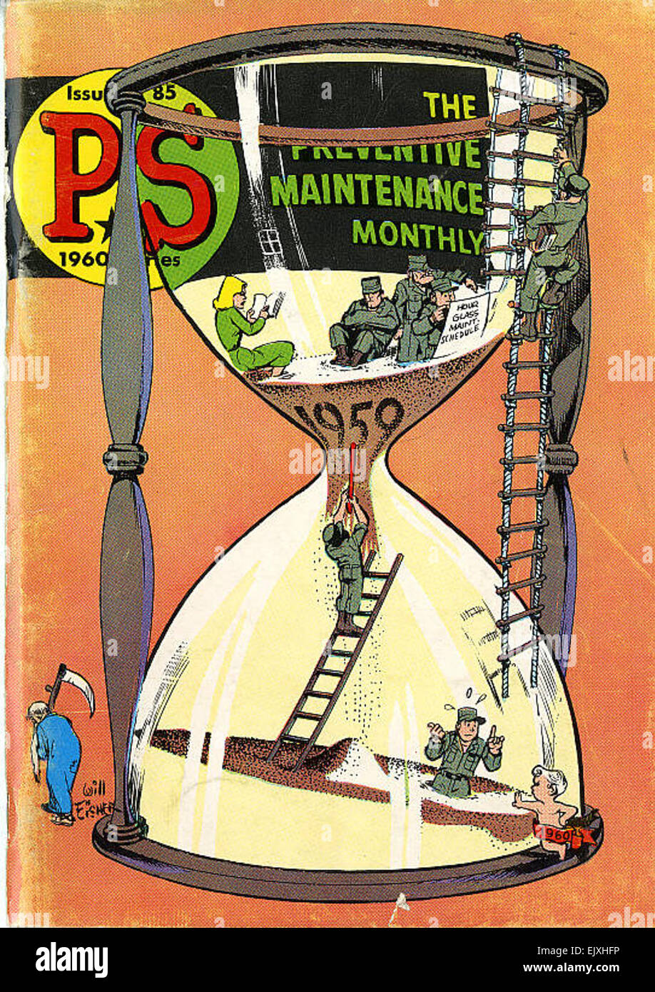 PS Magazine, known for its creative covers, was launched by Will Eisner ...