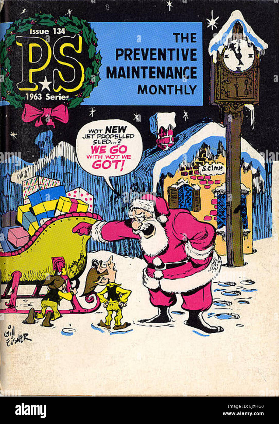 PS Magazine cover art created by Will Eisner, originally known for his ...