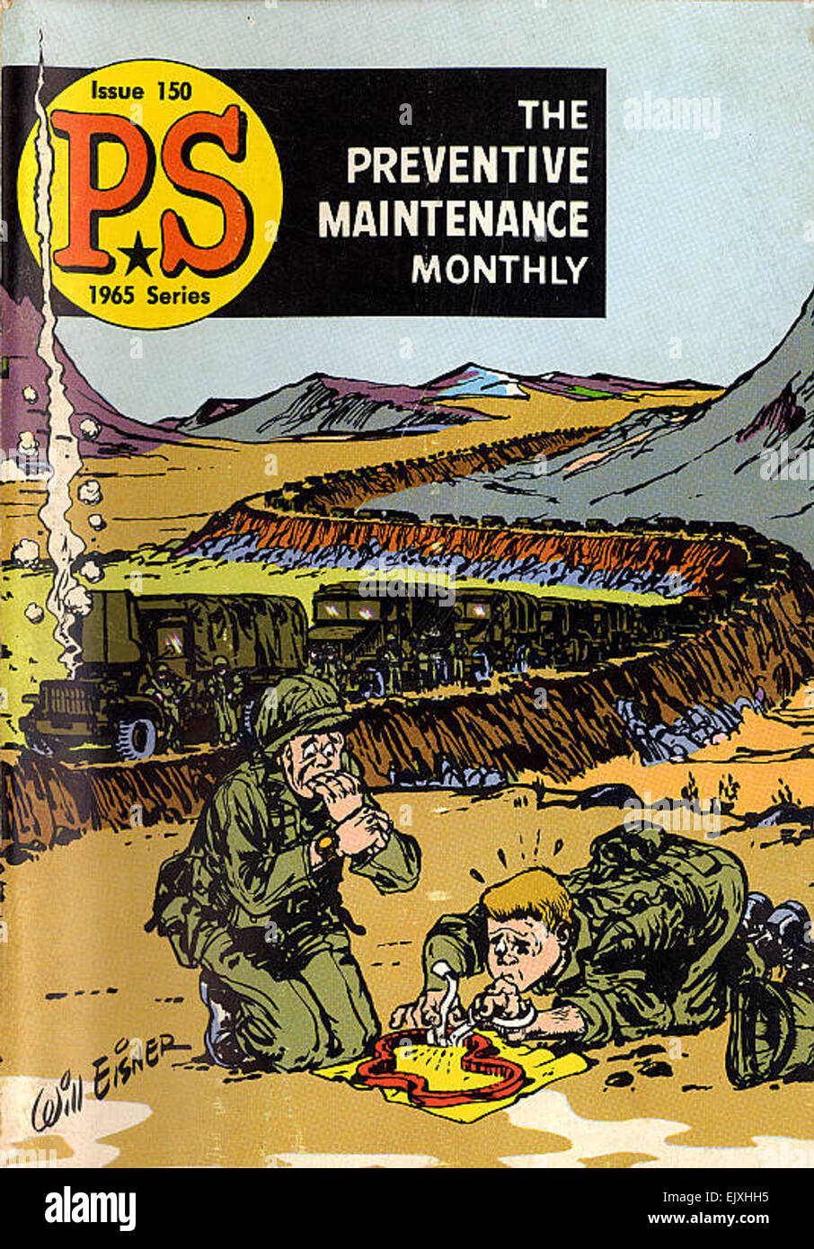 PS Magazine, a military publication founded by Will Eisner, showcased ...