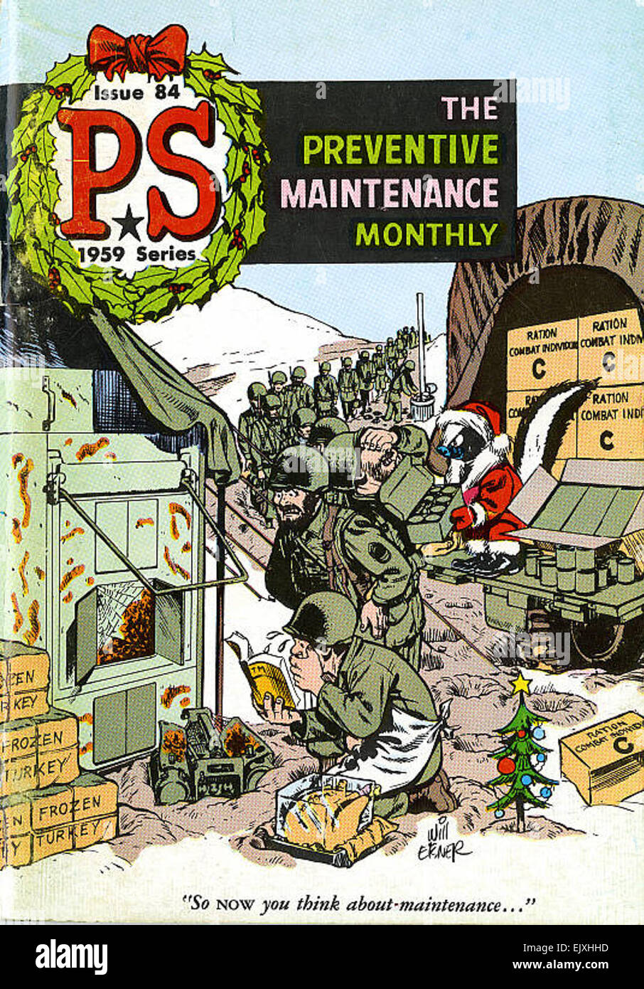 This cover of PS Magazine, created by Will Eisner, features the ...