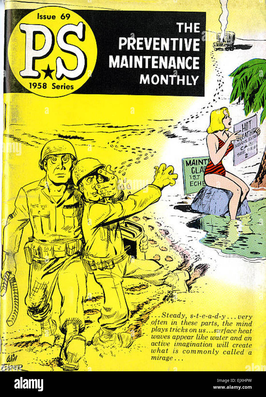 PS Magazine, a U.S. Army publication, featured military-themed comic ...