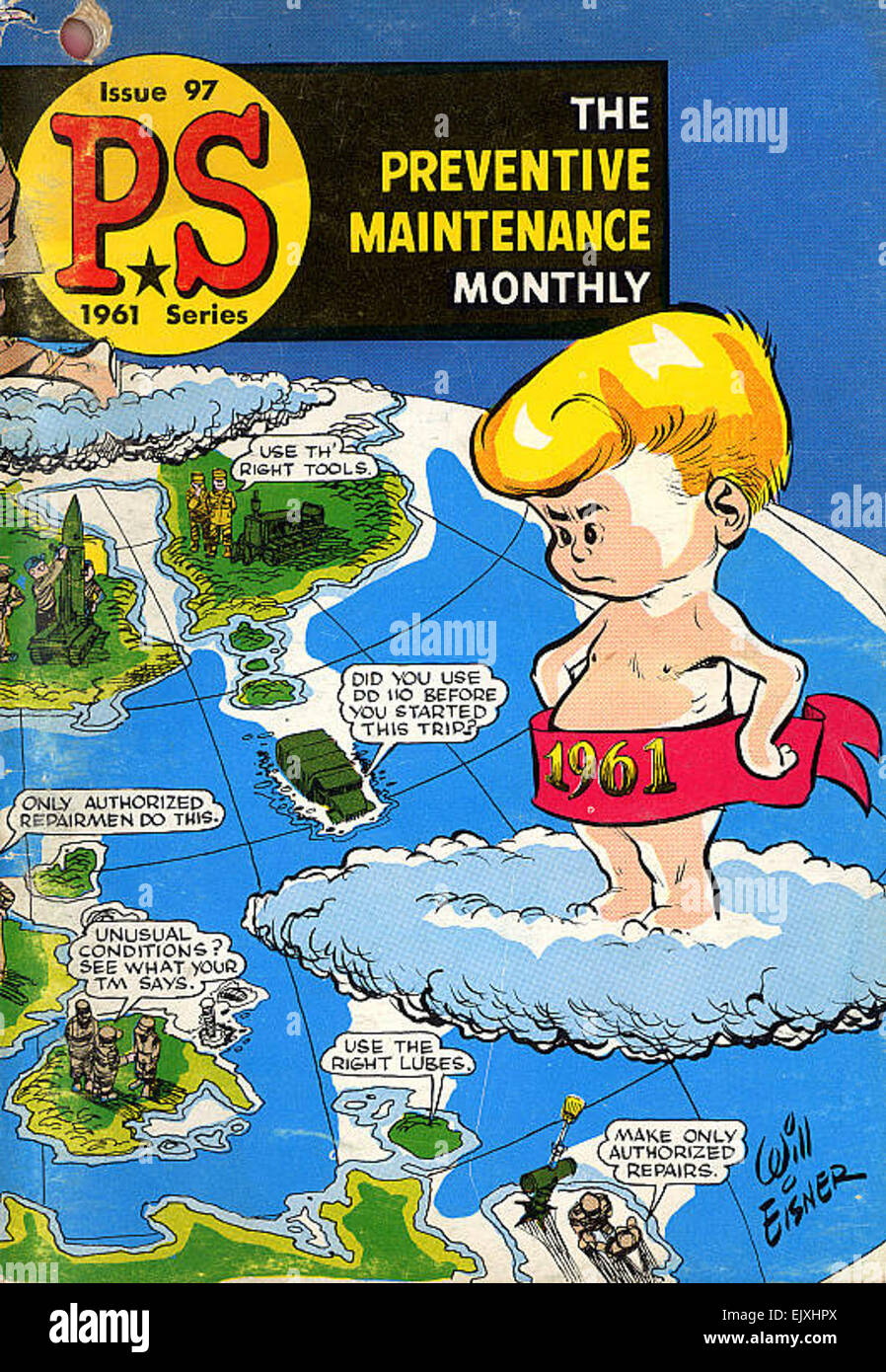 PS Magazine, designed by Will Eisner, was a military publication ...