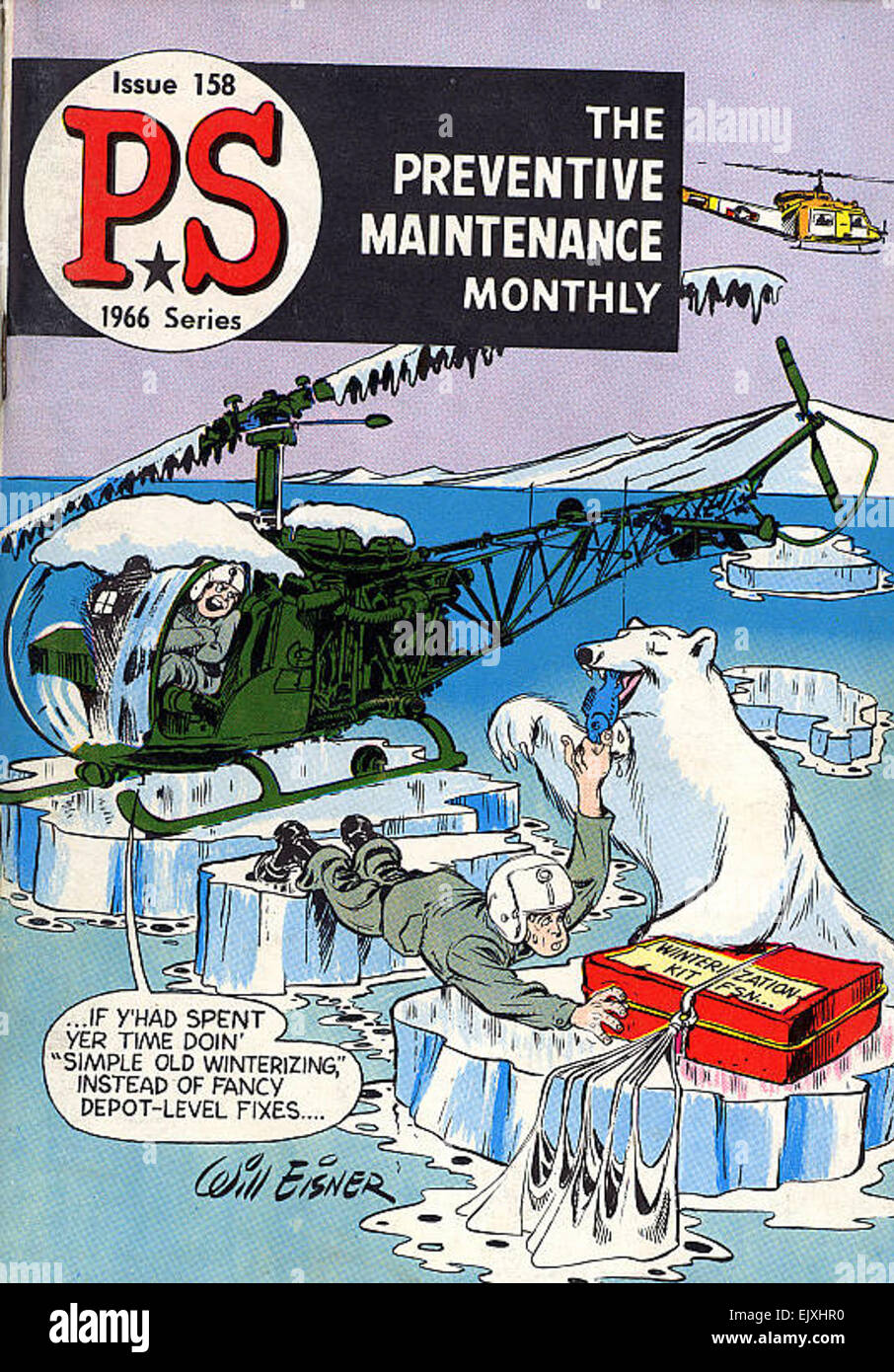 This cover page from PS Magazine, illustrated by Will Eisner ...