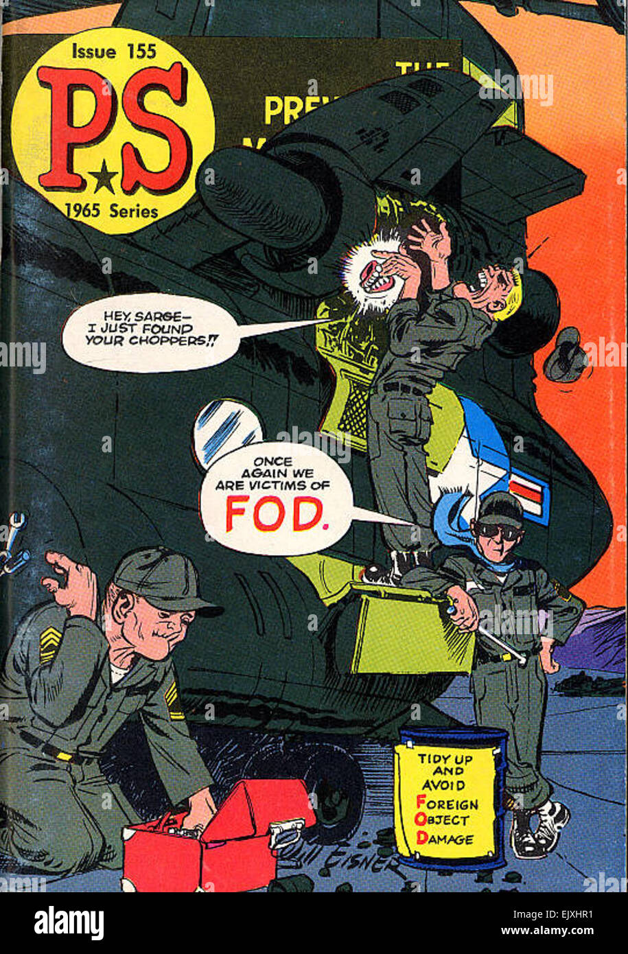 The cover of PS Magazine features artwork by Will Eisner, who was ...