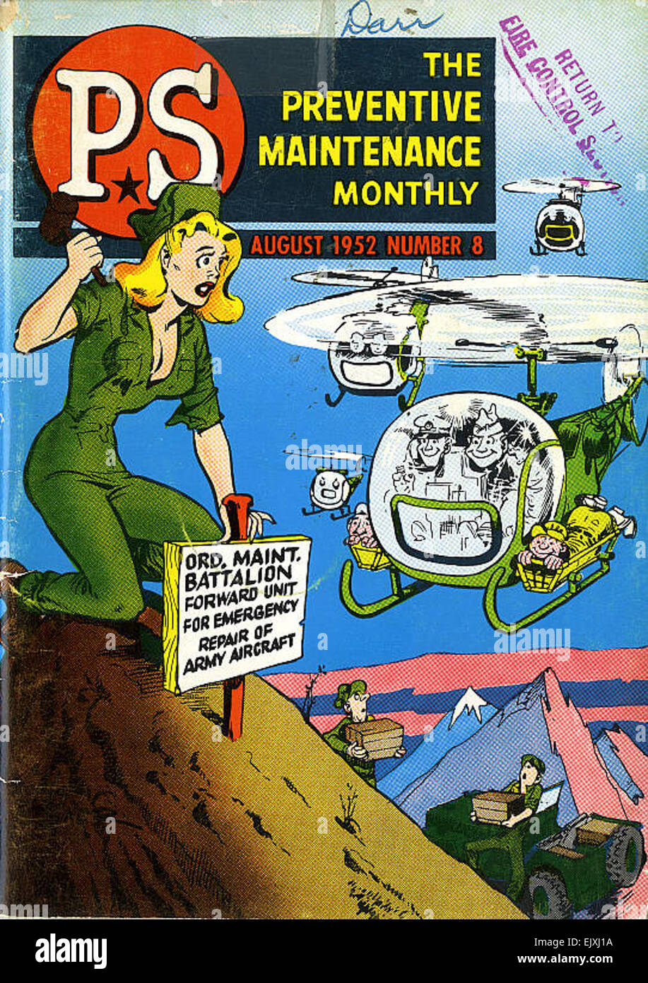 This cover page of PS Magazine features art by Will Eisner, known for ...