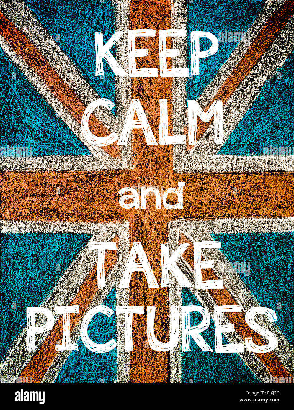 Keep Calm and Take Pictures. United Kingdom (British Union jack) flag ...