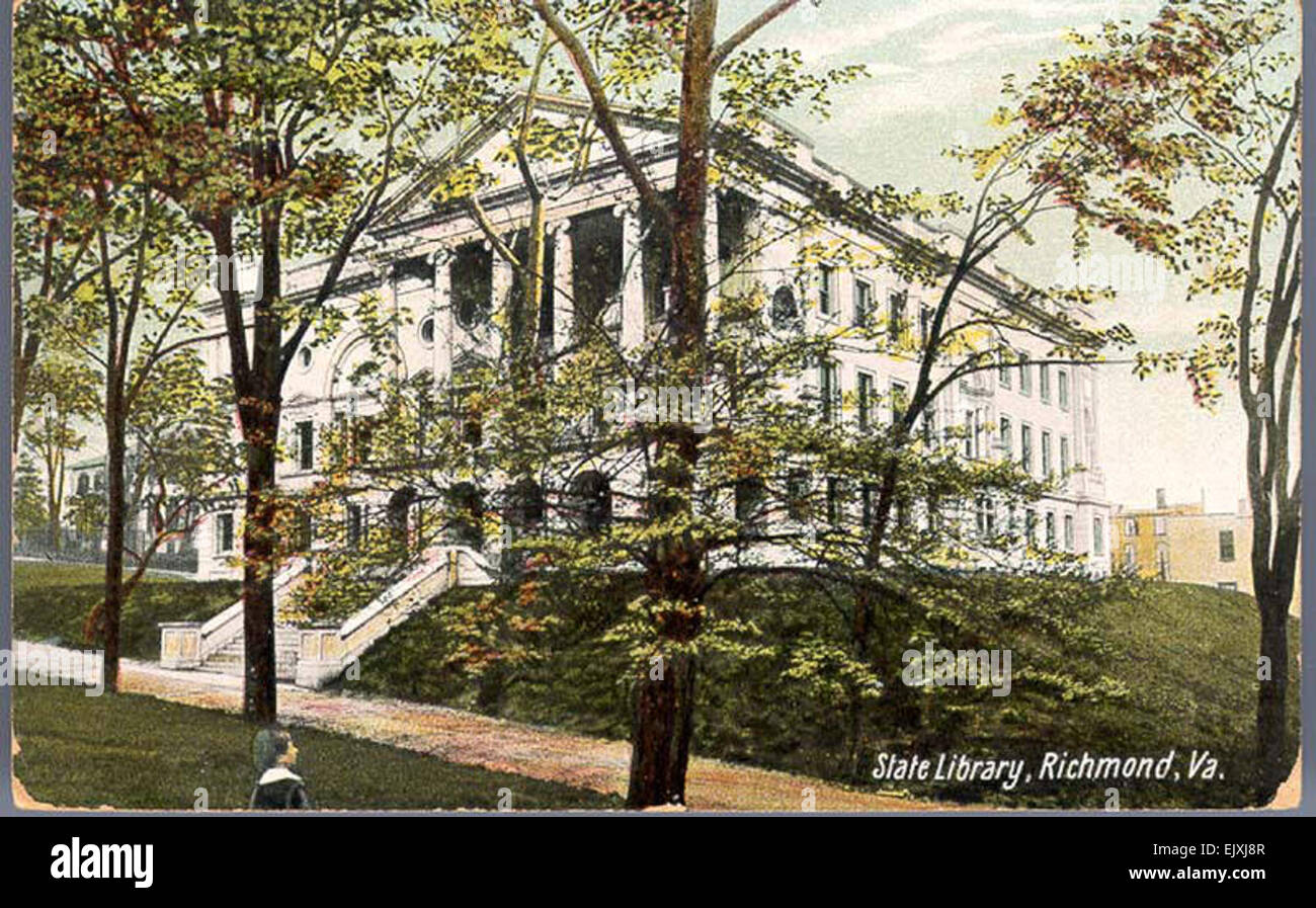State Library, Richmond, Va Stock Photo - Alamy