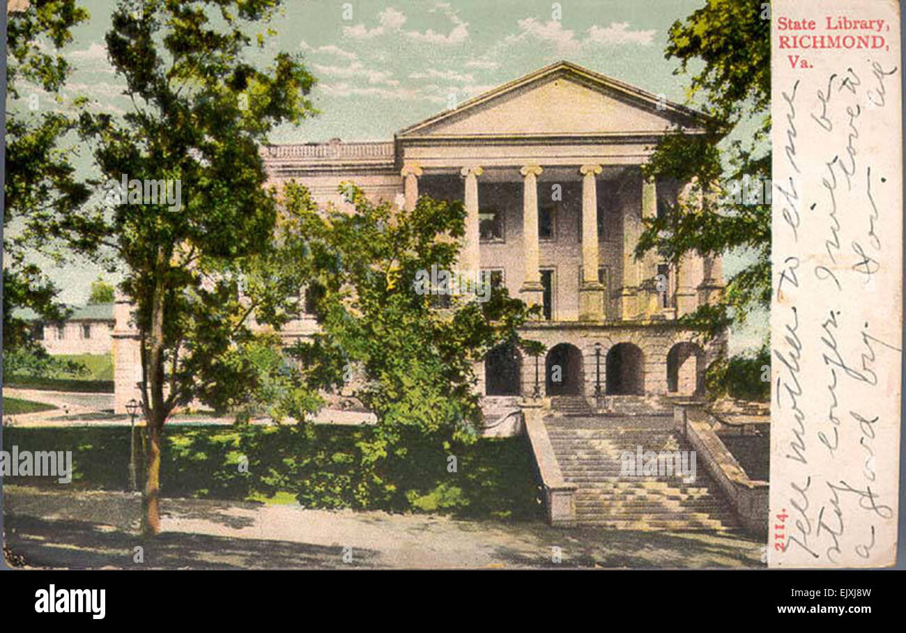 State Library, Richmond, Va Stock Photo - Alamy
