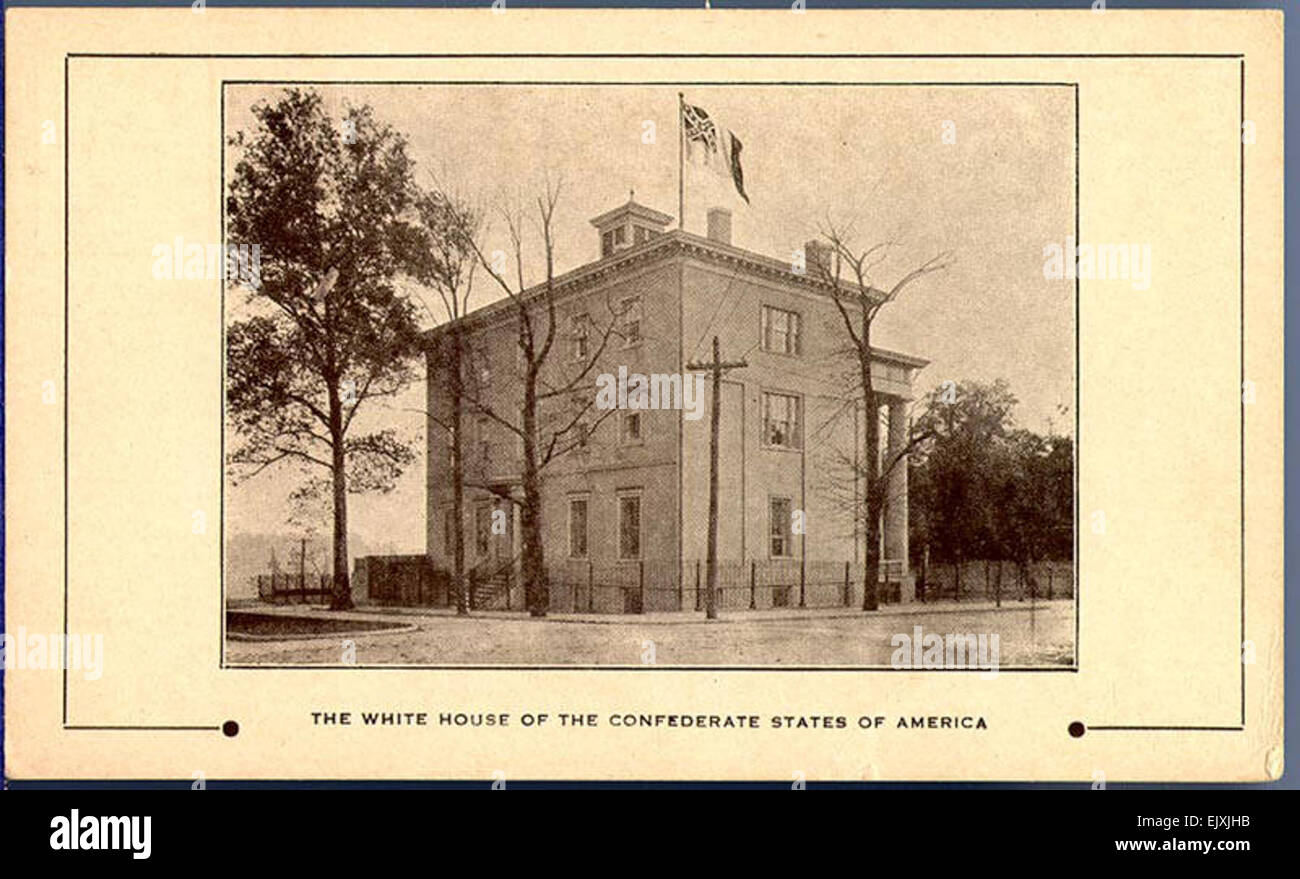 Confederate white house hi-res stock photography and images - Alamy