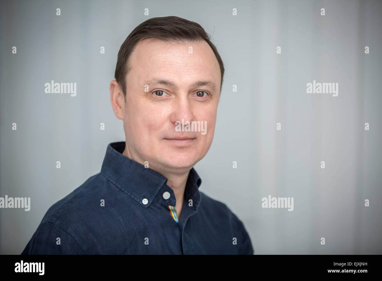Smile slight hi-res stock photography and images - Alamy