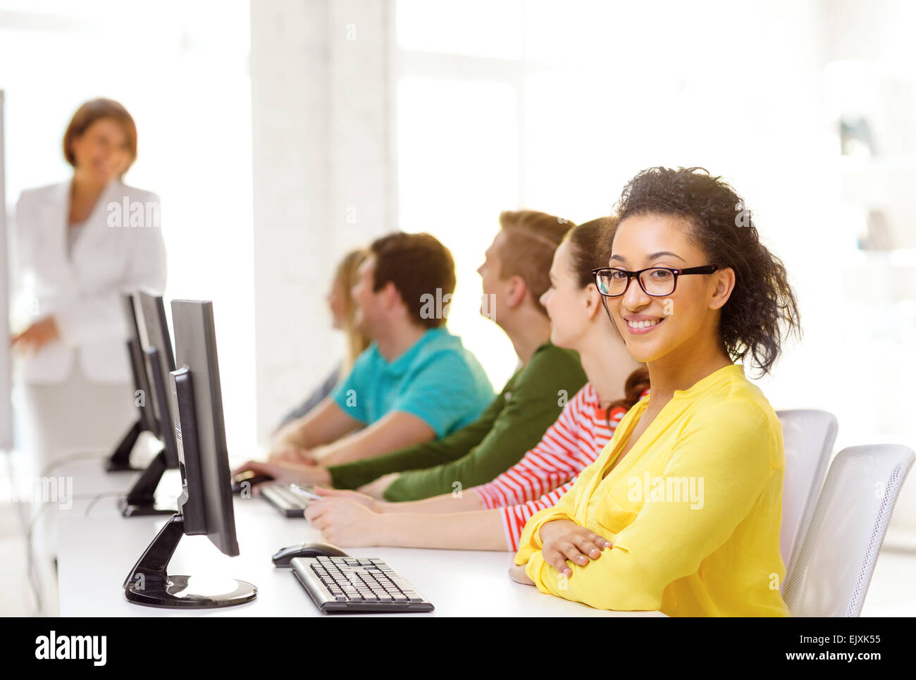 Female professor class hi-res stock photography and images - Alamy