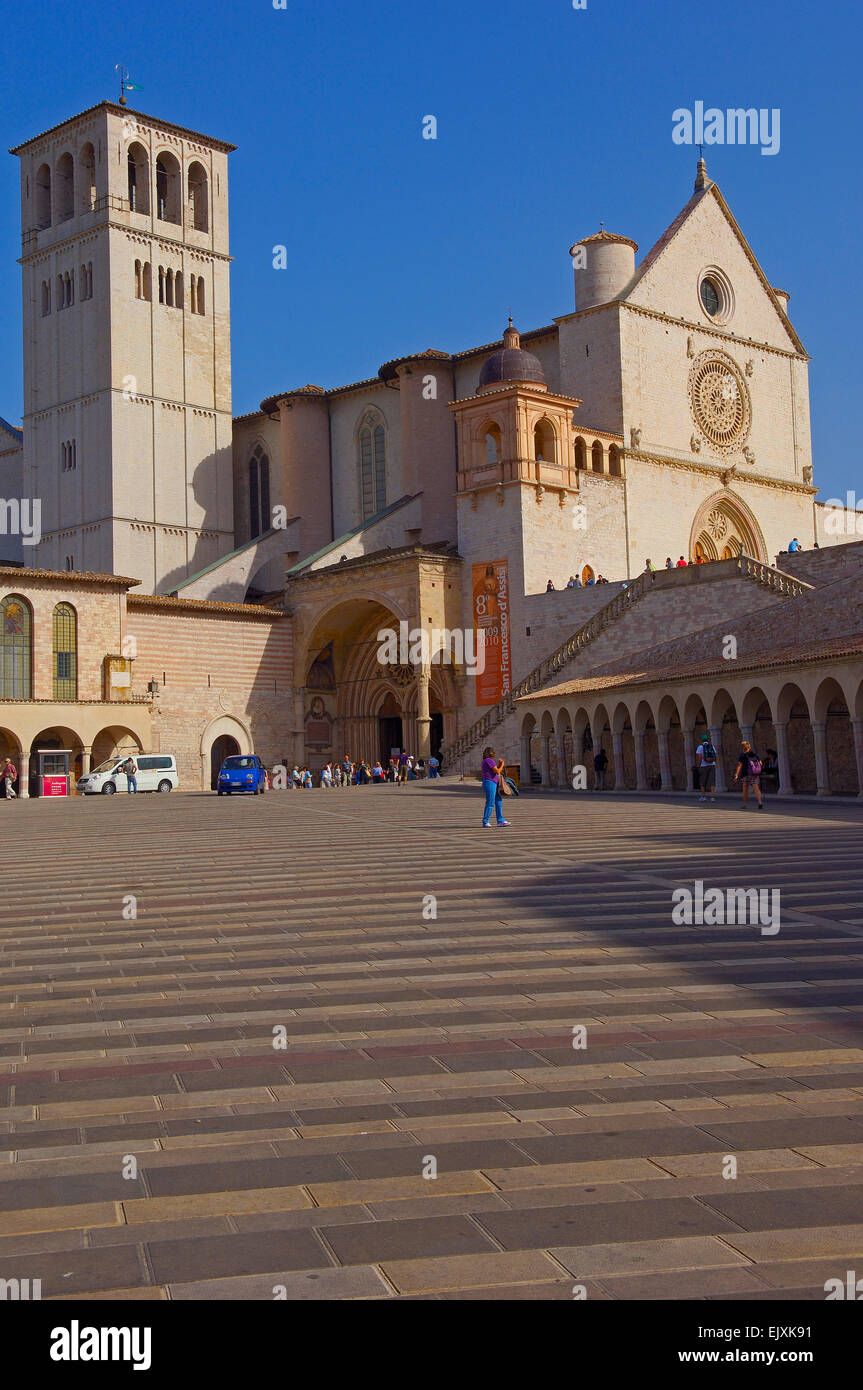 Assisi, Basilica di San Francesco. Basilica of Saint Francis. UNESCO ...