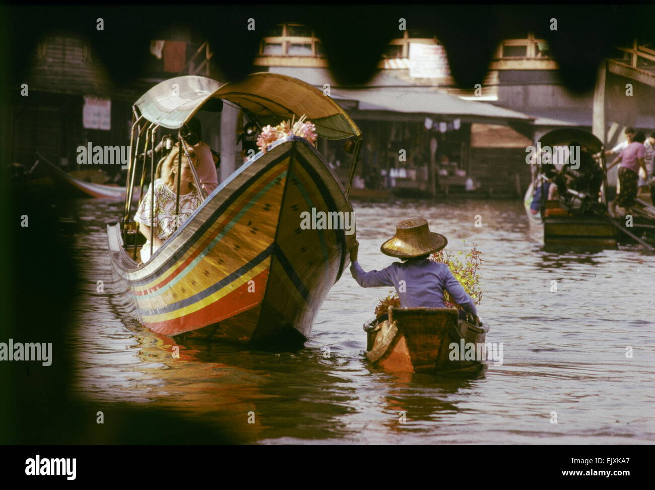 AJAXNETPHOTO - BANGKOK, THAILAND. - TOURING THE CITY KLONGS IN A ...