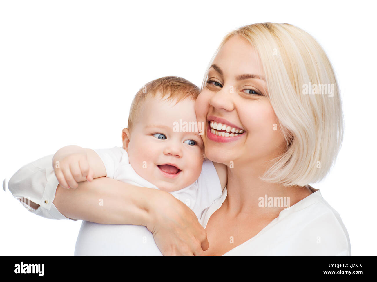 happy mother with smiling baby Stock Photo - Alamy