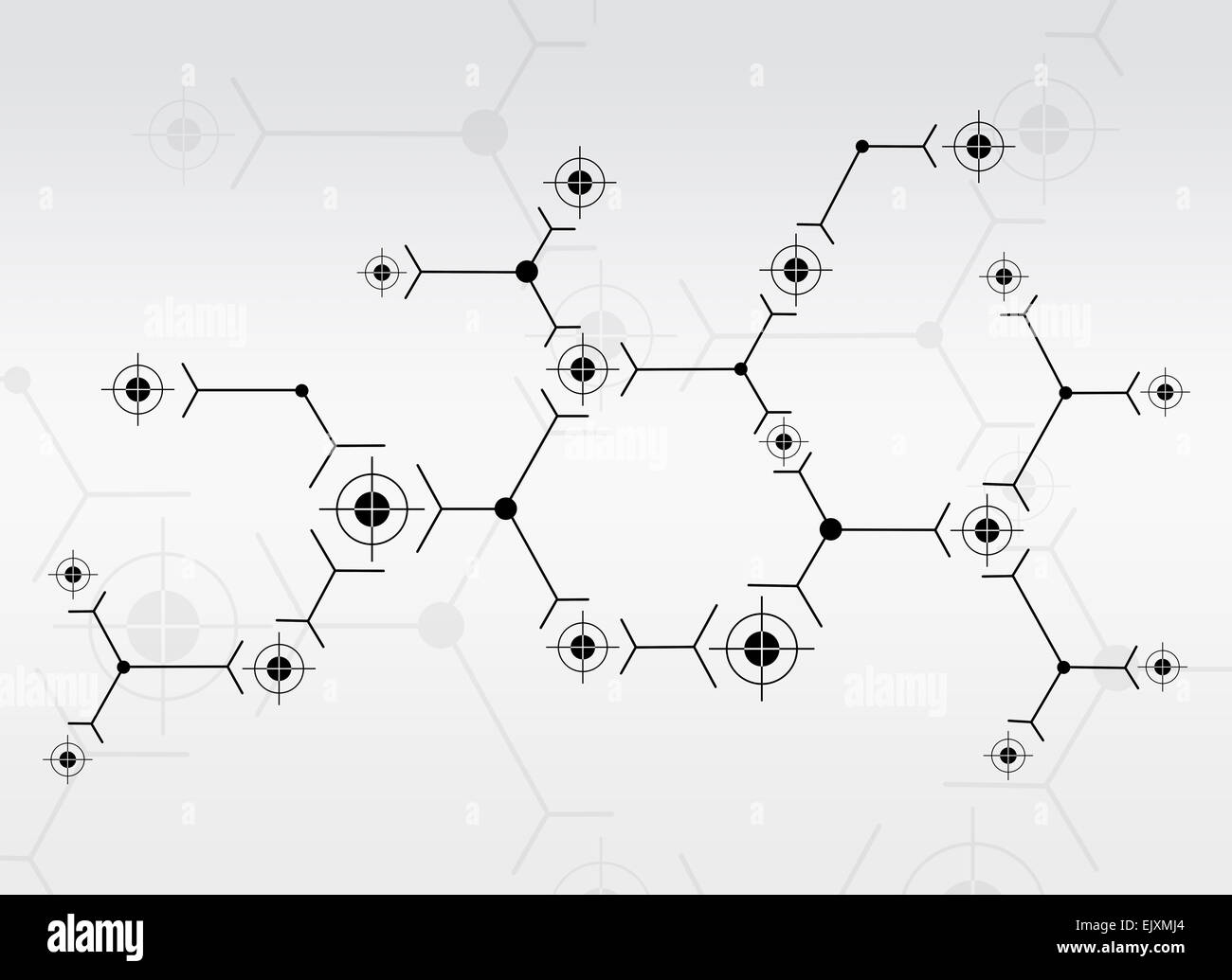 Abstract composition with black lines hi-res stock photography and ...