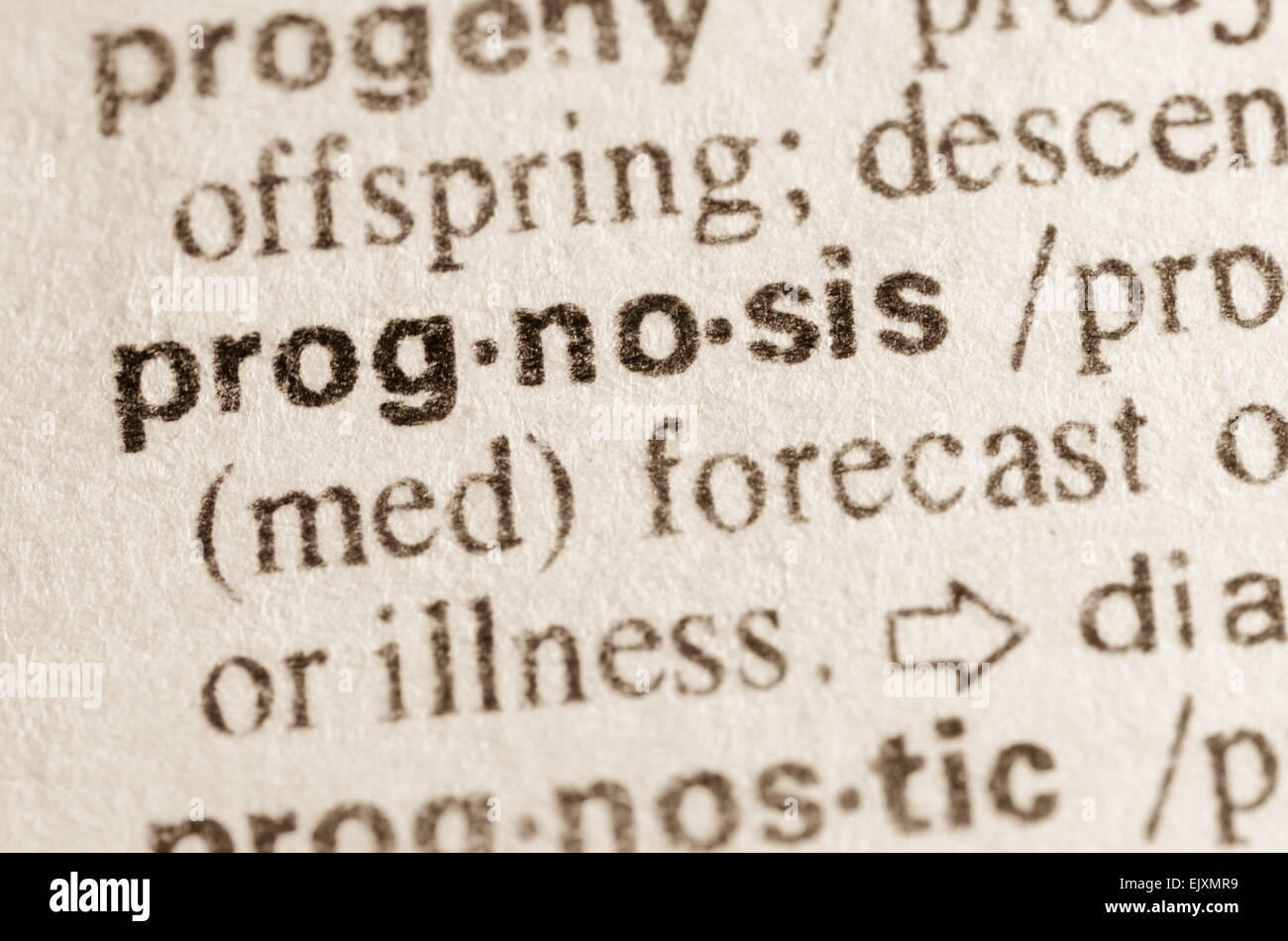 Prognosis hi-res stock photography and images - Alamy