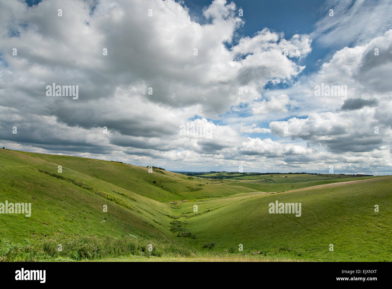 Devils Punch bowl Wiltshire near Letcombe Regis Stock Photo - Alamy