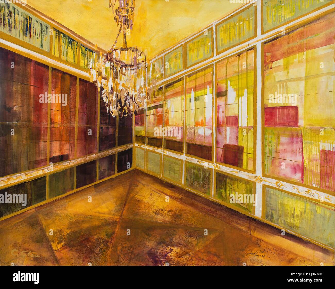 ActiveMuseum 0004661.jpg / The Queen's Library, 2011, Acrylic on canvas ...