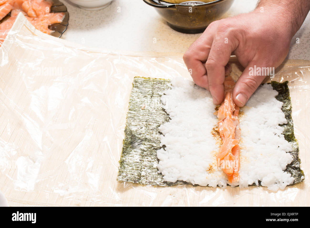 Cooking japanese cuisine sushi hi-res stock photography and images - Alamy