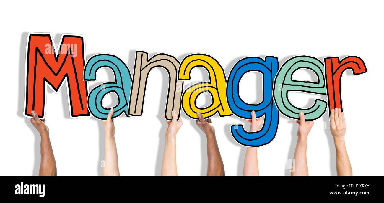 Manager Leader Head Hands Hold White Background Concept Stock Photo - Alamy