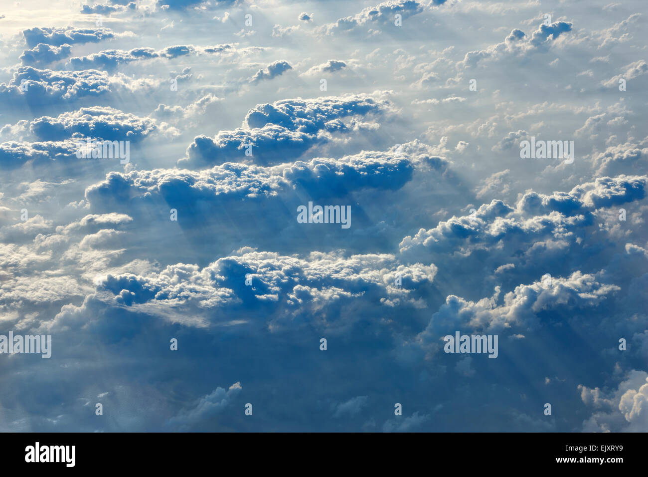 Clouds from above Stock Photo - Alamy