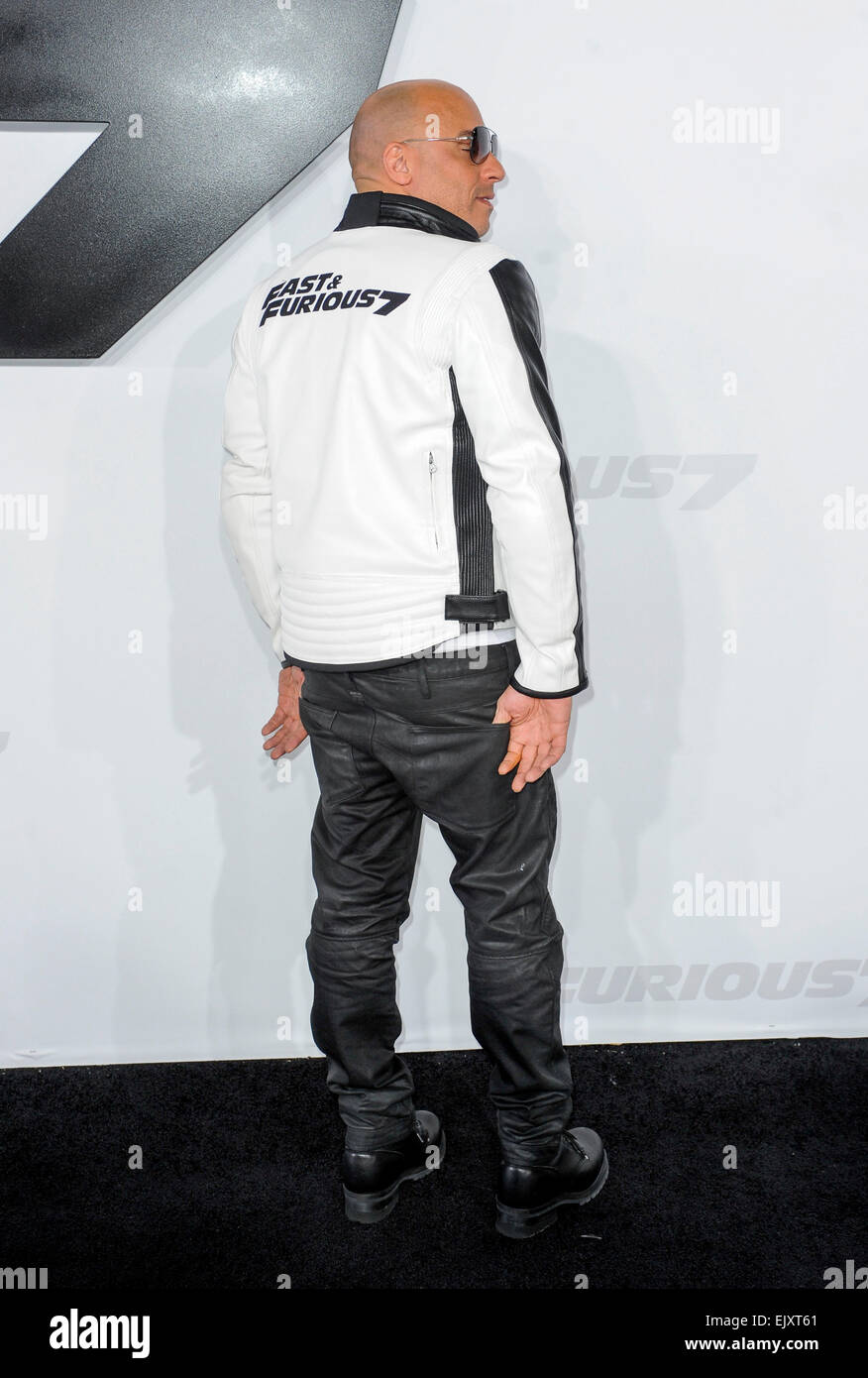 Vin Diesel Fast & Furious 7 Film Premiere 01/04/2015 Hollywood/picture ...