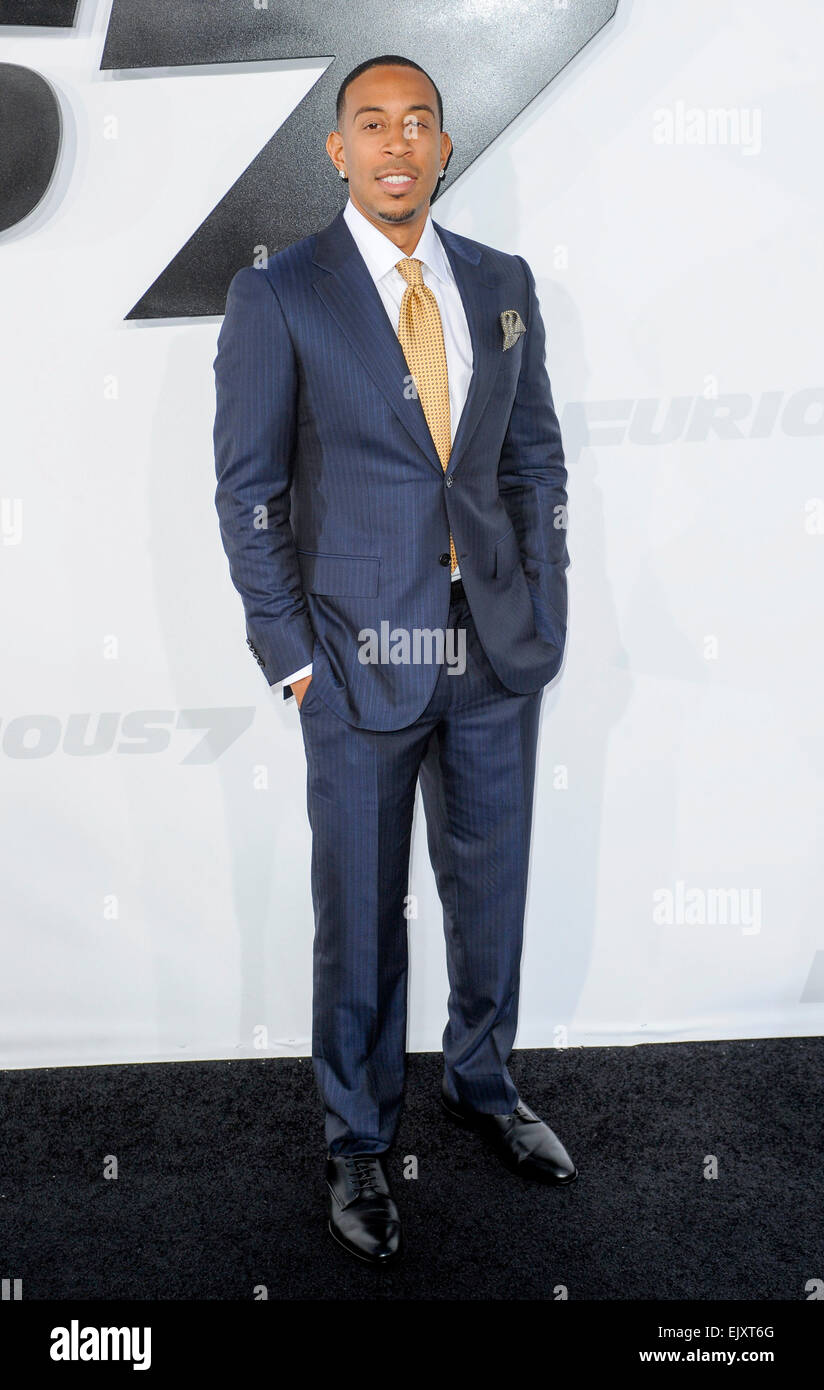 Ludacris Agnan Fast & Furious 7 Film Premiere 01/04/2015 Hollywood ...