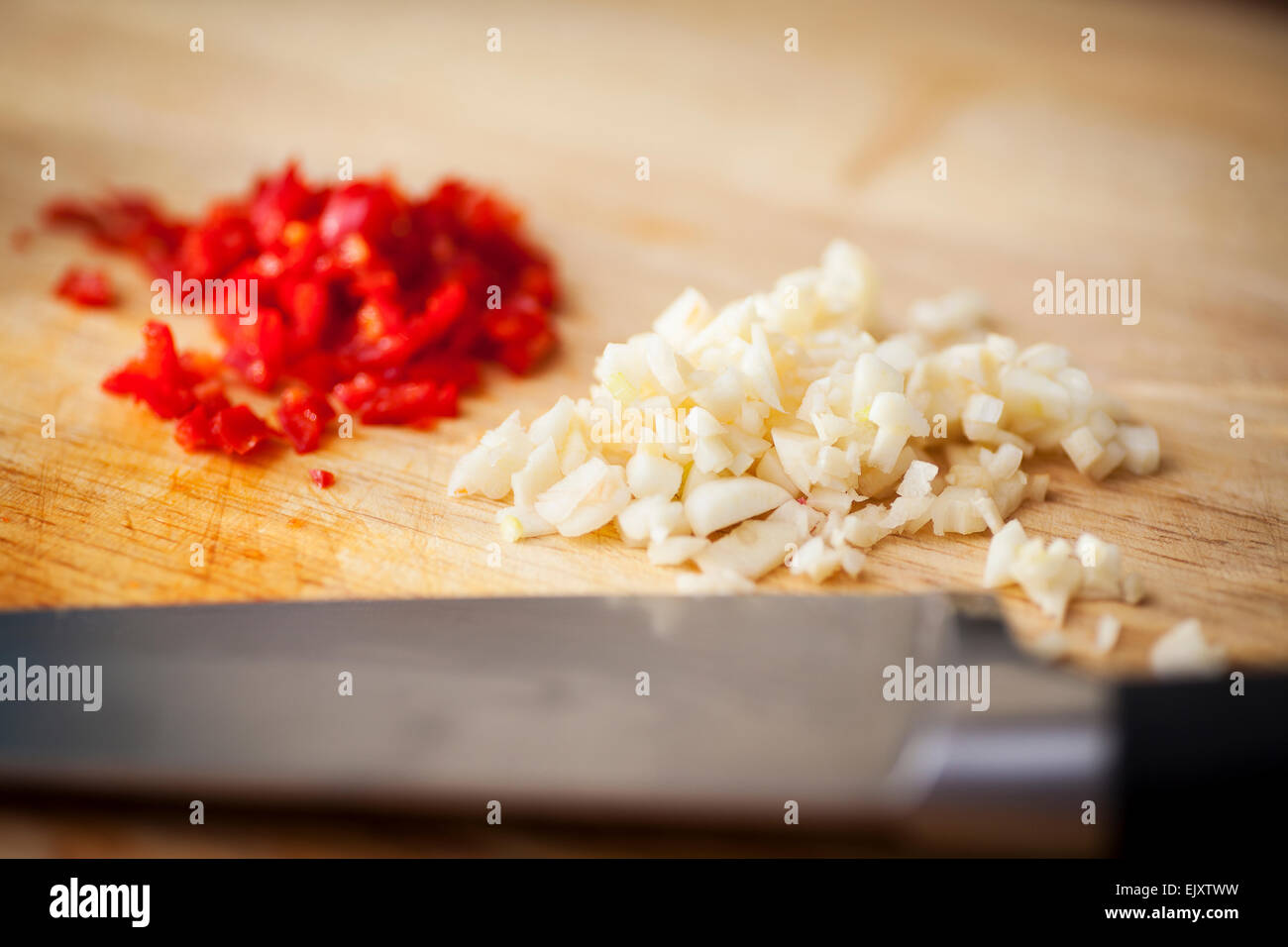 Chopped chillies hi-res stock photography and images - Alamy