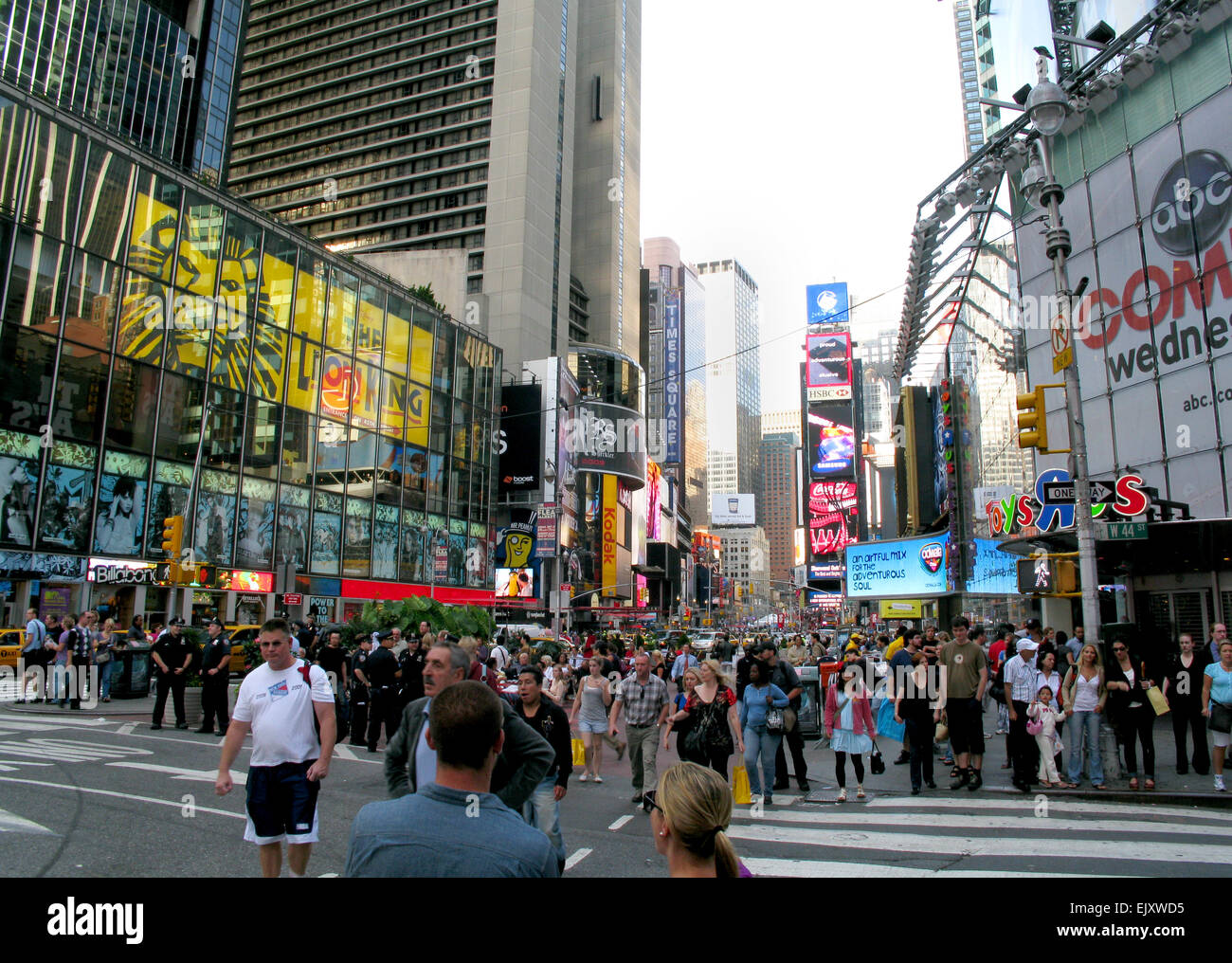 Crowds in Times Square, New York City, USA Stock Photo - Alamy
