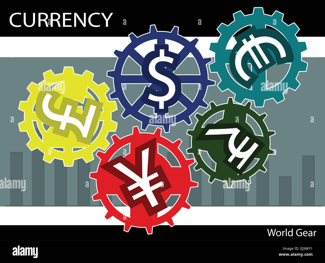 currency icon vector illustrator Stock Photo - Alamy