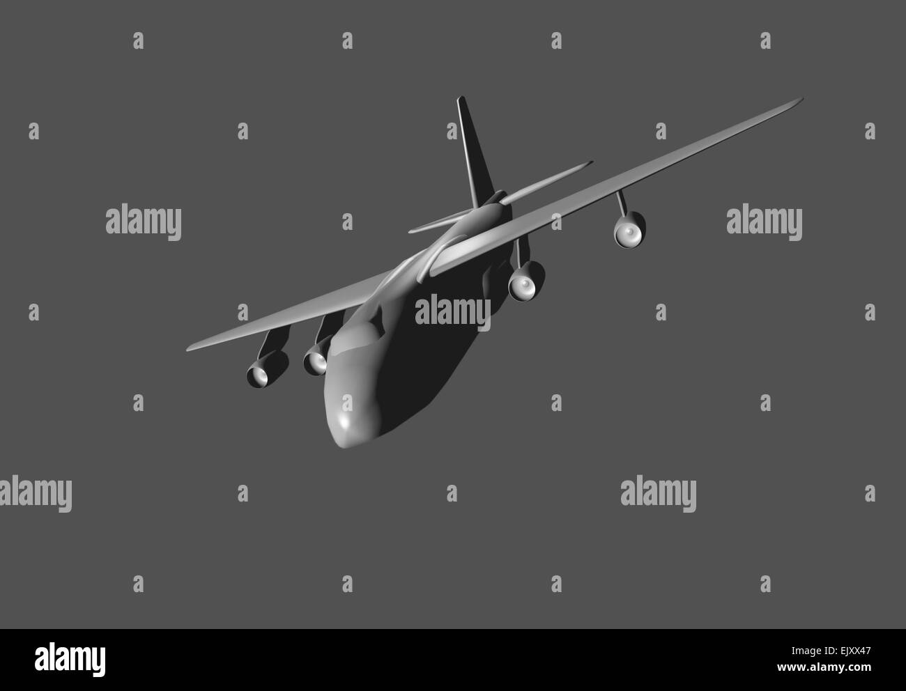 Airplane 3d model plane aircraft hi-res stock photography and images ...