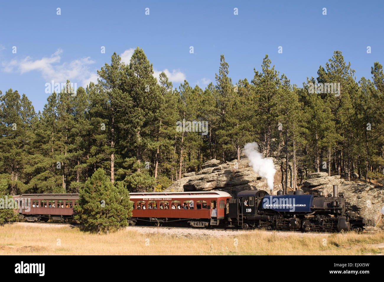 1880 Train, Hill City, Black Hills, South Dakota, USA Stock Photo - Alamy