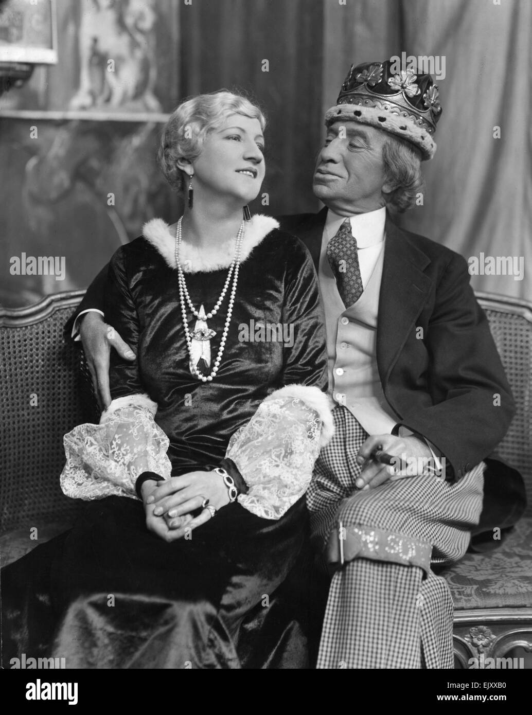 Scene from the play Tricks. 13th January 1926 Stock Photo - Alamy