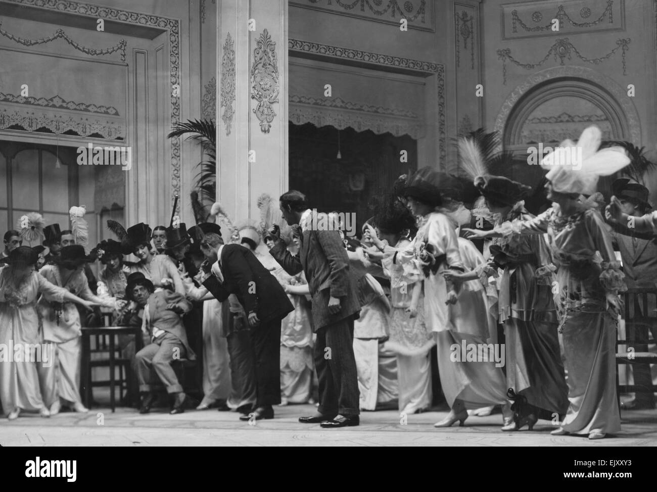 Scene from the play The Girl from Utah. 20 October 1913 Stock Photo - Alamy