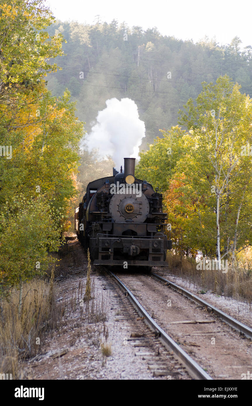 1880 Train, Hill City, Black Hills, South Dakota, USA Stock Photo - Alamy