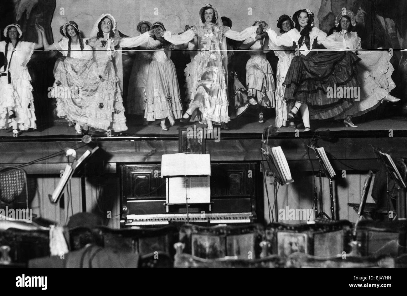 Scene from the play The Pirates of Penzance. 25 February 1930 Stock ...