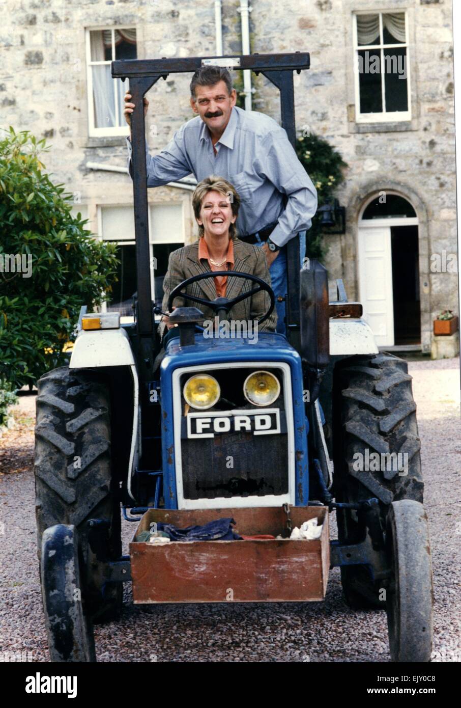 Lady Pauline Ogilvie Grant and her husband (fourth) David Nicholson ...